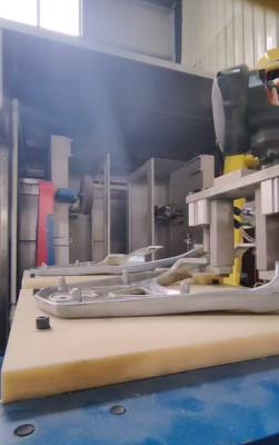 China 6 Axis Robotic Grinding Machine ±0.02mm Precision 220V for Motorcycle Tail Bracket for sale