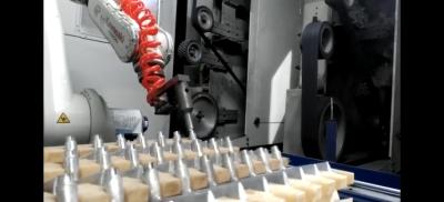 China Zinc Alloy Robot Grinding Machine with Grinding Wheel Speed 200-3000 for sale