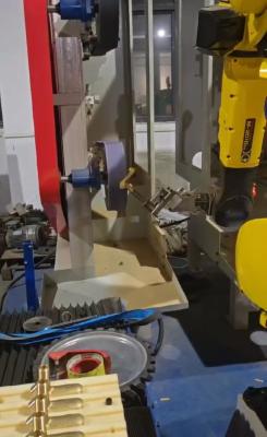 China Sand Belt Robotic Grinding Automation For Sanitary Ware Components for sale