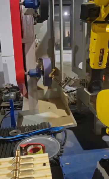 Quality Sand Belt Robotic Grinding Automation For Sanitary Ware Components for sale