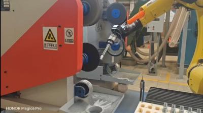 China Electric Robotic Grinder Polisher Machine 500W for Zinc Alloy Parts for sale