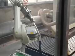 Motorcycle Aluminum Alloy Brake Lever Robotic Grinding and Polishing
