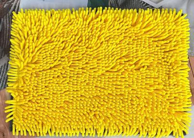 Cina Essiccazione rapida di Shammy Towel Yellow Rectangle Absorbent del cane di Microfiber della ciniglia in vendita