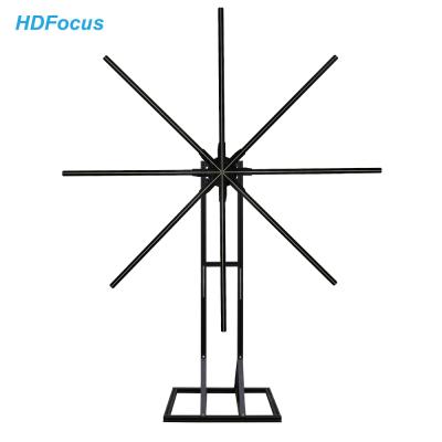 China Naked Eye Stereo 3D Holographic LED Fan 3D Hologram 65cm 75cm 100cm 180cm Full Size Hologram Projector Advertising Display  Fan for sale