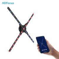 Quality HDFocus 65cm 3d Hologram Advertising Fan Wifi Hologram Led Fan With HD for sale
