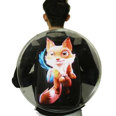 China Newest 3d Hologram Fan Backpack  Led Fan 32cm 42cm 50cm 65cm for Advertisement  Hologram Projector Display Equipment for Event for sale