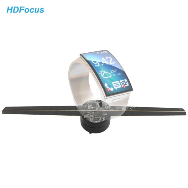 Quality HDFocus 42cm 16gb Card  Holographic Hologram Advertising Led Fan Display 3d Hologram Fan for Online Retailers for sale
