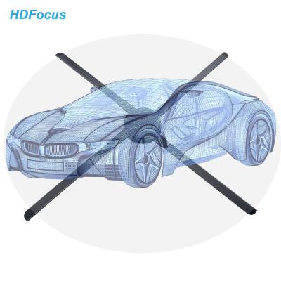 China 80Cm Holograms Making Fan 3D Hologram Led Advertising in 3 D Fan Advertising Display Holographic Fan for sale