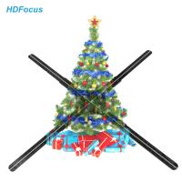 Quality 65cm 4 Blades Wifi 3d Hologram Holographic 3d Led Fan Display Spinning for sale