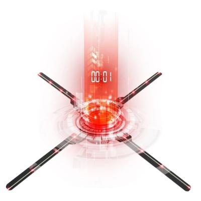 China 3d Hologram Projector Fan 4 Blades Hologram 50cm Big Holographic Led Advertising Display Cloud Wifi App Control for sale