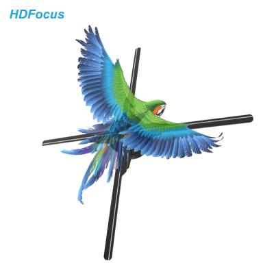 China 50cm Spinning Led Display With 16gb Card 3d Hologram Showcase Holographic Screen Projector 3d Holographic Fan for sale