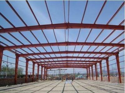 China C and Z Purlins Steel Aircraft Hangar With Galvanized Corrugated Steel Sheets for sale