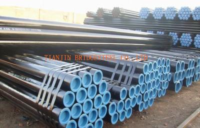 China Hot Rolled Carbon Steel Seamless Pipe Schedule 40 / Schedule 80 , Black Painted for sale
