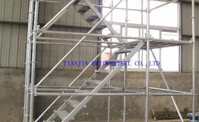 China Frame Galvanized Scaffolding Tube , GI Steel Scaffold Pipe Quality Of Q195, Q235, Q345 for sale