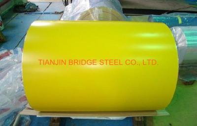 China Yellow Blue Red SGCC Galvanized Color Coated Steel Coil With 900mm - 1250mm Width for sale