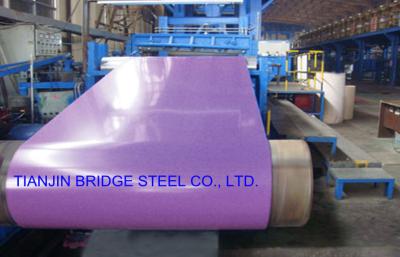 China Hot Dip Galvanized Color Coated Steel Coil , Dx51d / Dx52d PPGI Steel Coil for sale
