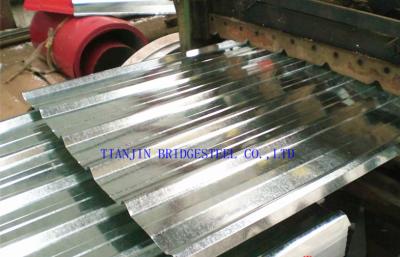 China Cold Rolled Prepainted Galvanized Corrugate Steel Sheet / Wave Plate For Wall Roofing for sale