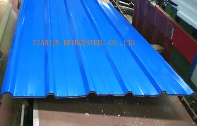 China Color Coated Prepainted Galvanized Corrugated Steel Sheet / Plate SGCC, DX54D+Z, SGH340 for sale