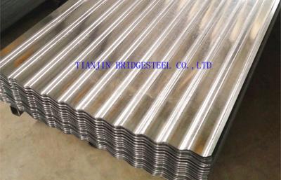 China Hot Dipped Galvanized Corrugated Steel Sheet For Roofing SGCC, DX51D, DX52D for sale