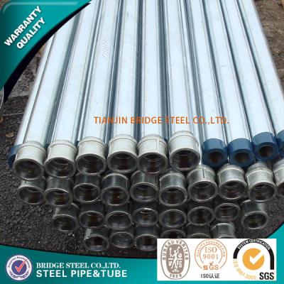 China Q195 Q235 Structure Steel Pipe , ERW Round Steel Tubing BS1387 ASTM A53 for sale