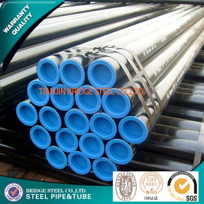 China JIS G 3452 Black Painted Mild Steel Tube Round Q235 ASTM A500 DIN EN 10219 for sale