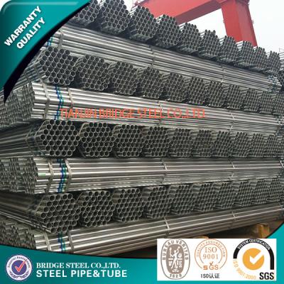 China Q195 Hot Dipped Galvanized Mild Steel Tube For Water Delivery Construction for sale