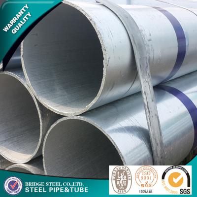 China ASTM A53 Round Galvanized Mild Steel Tube SS400 STK400 STK500 Large Diameter for sale