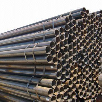 China black painted Carbon Steel Welded ERW Steel Pipe ASTM A53 , Grade B Q235 Steel Pipe for sale