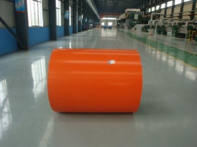 China Passivated Oiled GB ASTM Color Coated Steel Coil , auto / car / bicycle PPGI steel coils for sale