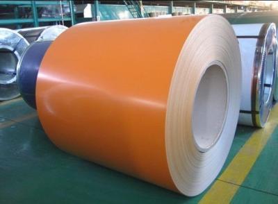 China Finishing Color Coated Steel Coil Sheet Metal For Greenhouse Pipelines , S350GD + Z / CGCC for sale