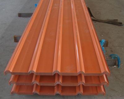 China Recycable Colored Corrugated Steel Plate For Roof or Wall Protection System for sale