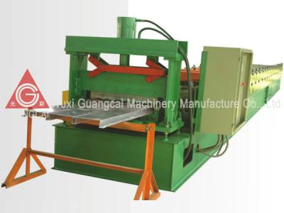 China Corrugated Metal Sheet Floor Deck Roll Forming Machine for Roof / Wall Panel for sale