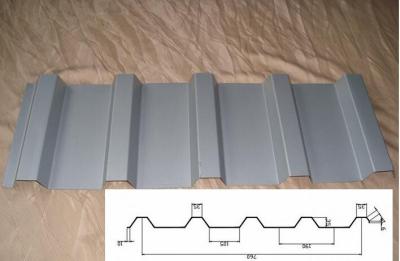 China Trapezoidal Prepainted Roofing Sheet , Galvanized Steel Corrugated Sheet Anti-corrosion for sale