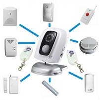 China MMS camera video surveillance systems integrated security Mobile GSM home security monitor systems wholesale store for sale