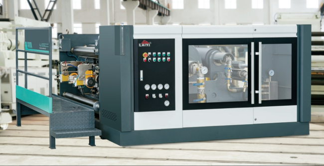 Double Sided Release Paper Extrusion Laminating Machine component view