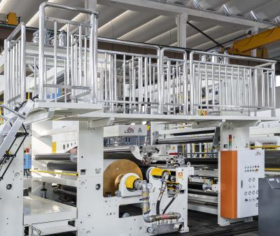 China High Efficiency Double Sided Release Paper Extrusion Laminating Machine for sale