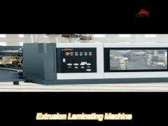 high efficiency flexible packaging tandem co-extrusion laminating machine