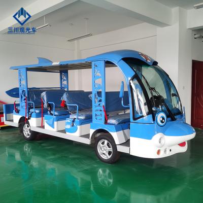 China China Manufacturers Cartoon Vehicle Shuttle Electric Resort Electric Car 5400*1520*2300mmH for sale