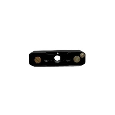 China CNC Precision Machined Bracket Base  Aluminum Alloy with Black Anodized Finish  Customization Available Based on Drawings for sale