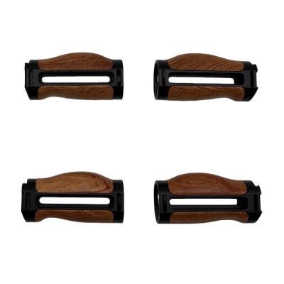 China L-shaped quick-release camera grip made of CNC aluminum alloy and solid wood is durable and can be customized for sale
