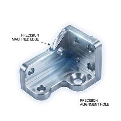 China Precision CNC Machined Sheet Metal Hinges Custom Cabinet Door Hardware OEM Service for sale