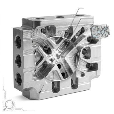 China Custom 5-Axis CNC Machined Aluminum Components Complex Geometry Milling for Automotive Aerospace for sale