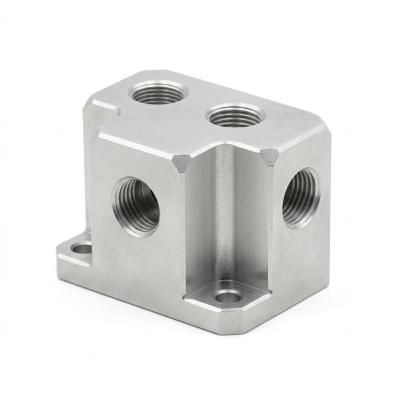 China CNC Aluminum UAV Pitot Static Pressure Manifold for Flight Air Data Systems for sale