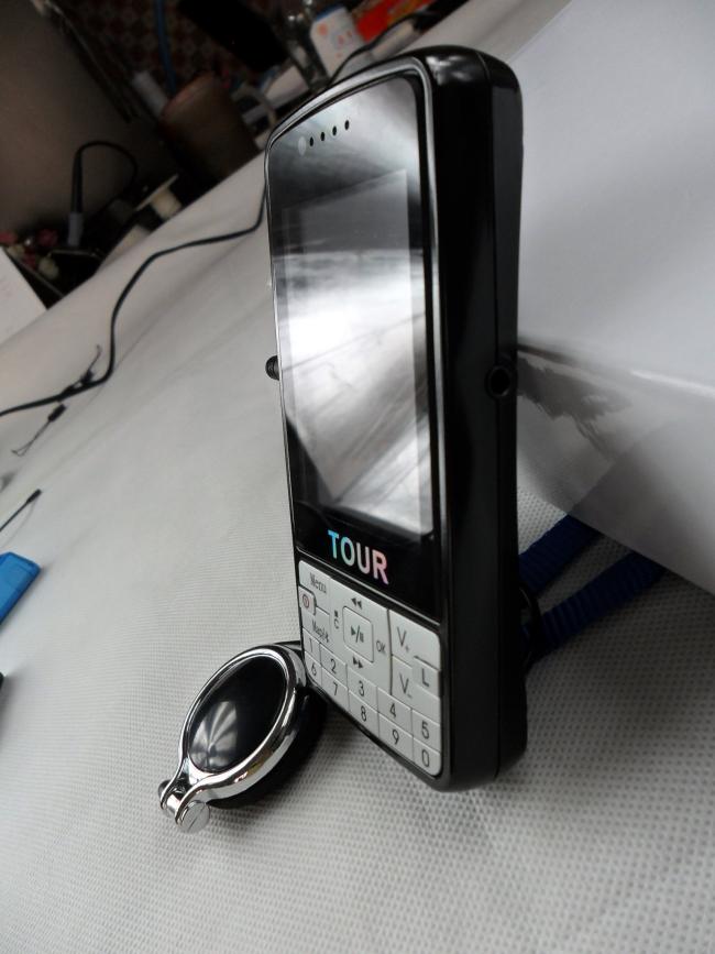 007B Automatic Tour Guide System With LCD Screen , Black Tour Guide Microphone System