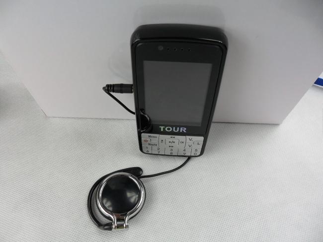 007B Automatic Tour Guide System With LCD Screen , Black Tour Guide Microphone System