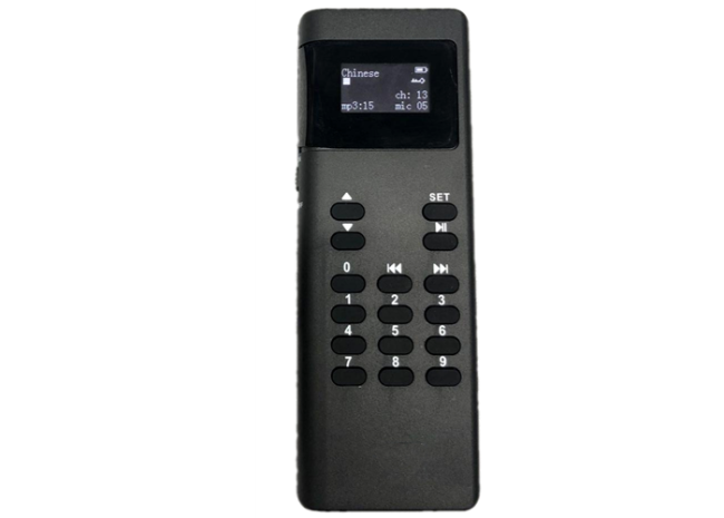 K8 model wireless tour guide has a larger lithium battery capacity and a wider range of use 1
