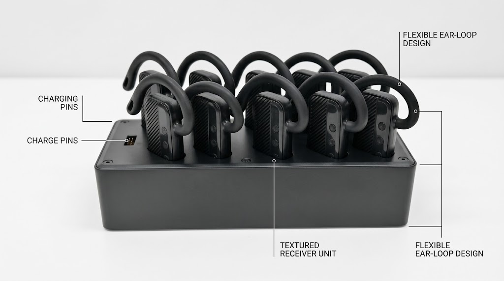 Contact charging dock