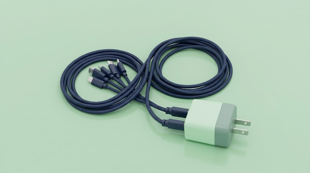 1-to-10 multi-port charging cable