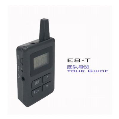 China E8 oído - guía colgante del audio del viaje del negro del sistema del guía turístico de Bluetooth en venta