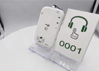 China Ear Hanging Receiver Transmitter Audio Guide Device 8 Languages for sale